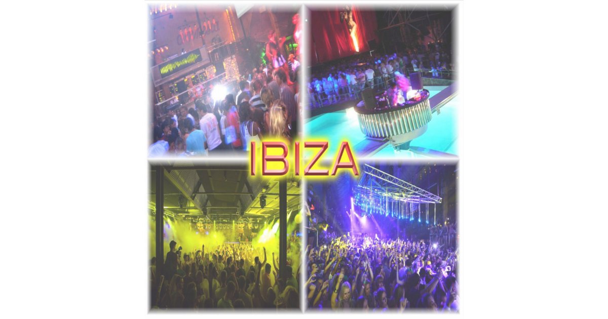 ES Ibiza ^ discos in Ibiza Sticker | Zazzle