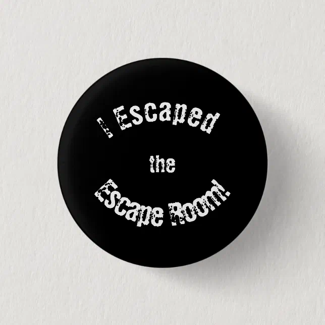 "Escape Room" Achievement Button | Zazzle
