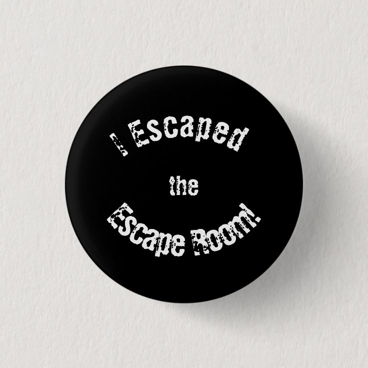"Escape Room" Achievement Button | Zazzle