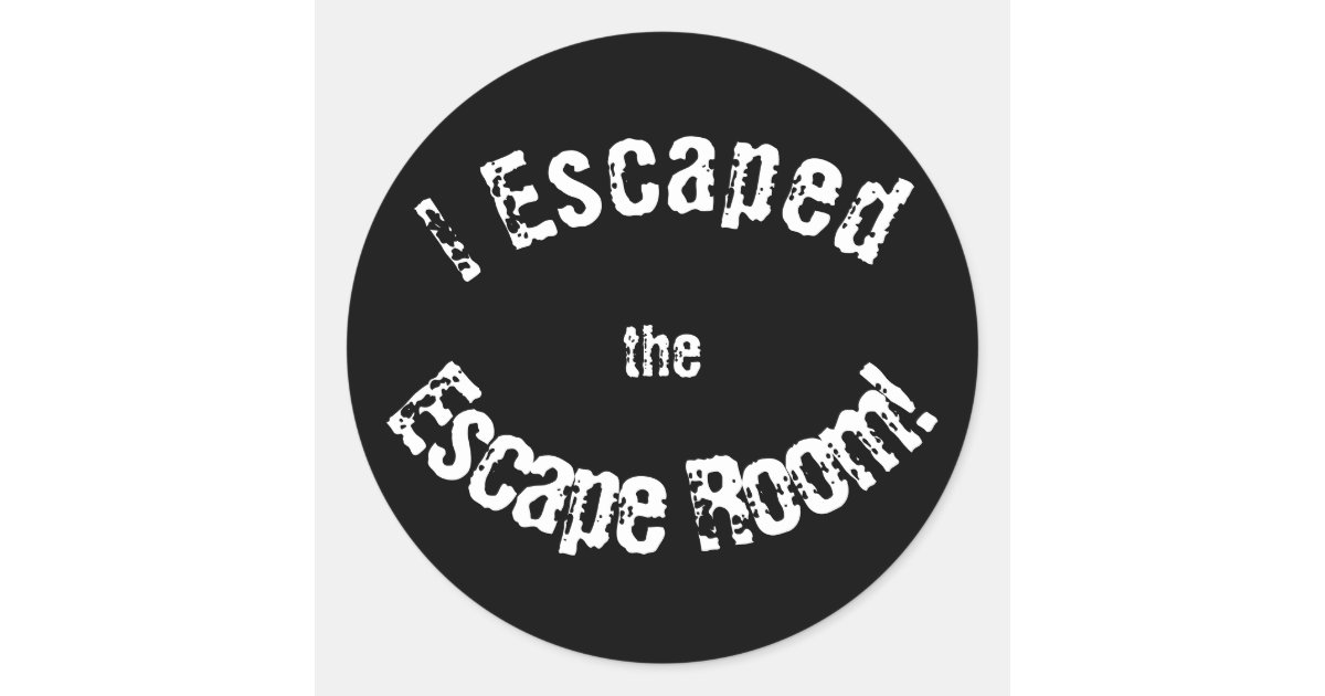 "Escape Room" Achievement Stickers | Zazzle
