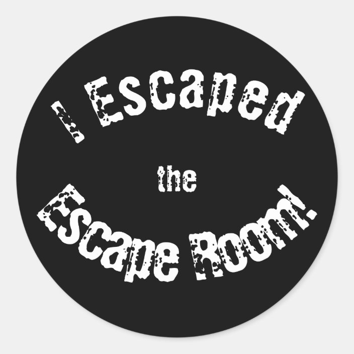 "Escape Room" Achievement Stickers | Zazzle.com