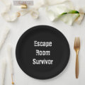 "Escape Room" Party Paper Plates | Zazzle