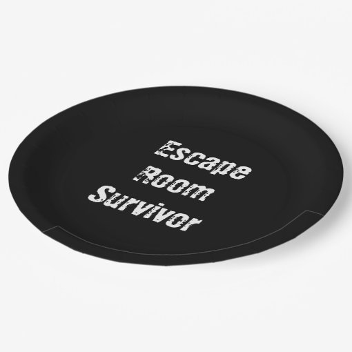 "Escape Room" Party Paper Plates | Zazzle