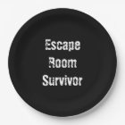 Personalized Escape Room Birthday Party Plates | Zazzle.com