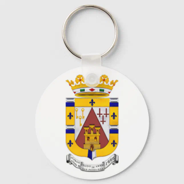 Escudo de San Pedro Sula, Honduras Keychain | Zazzle