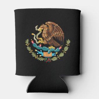 Escudo Nacional De México Can Cooler | Zazzle
