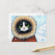 Eskimo Cat and Igloo | Animal Art Postcard | Zazzle