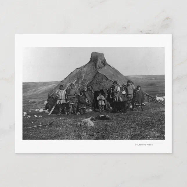 Eskimo Igloo Near Nome, Alaska Photograph Postcard | Zazzle