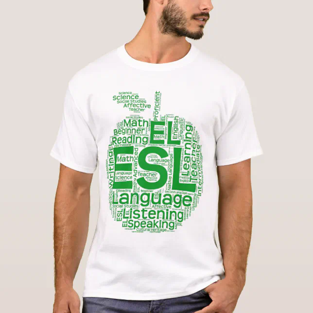 ESL Men's Basic T-Shirt | Zazzle