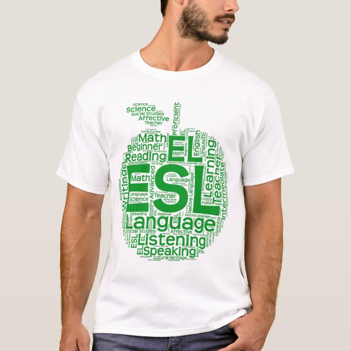 ESL Men's Basic T-Shirt | Zazzle.com