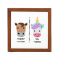 ESL (unicorn) Teacher Desk Organizer | Zazzle