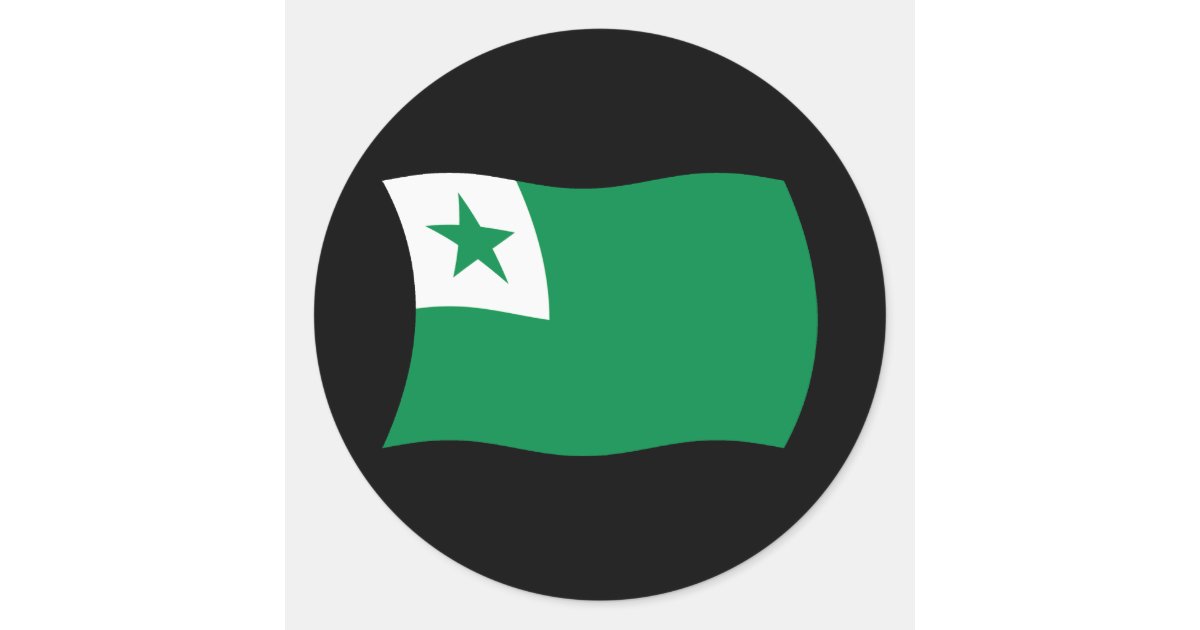 Esperanto Flag Sticker | Zazzle