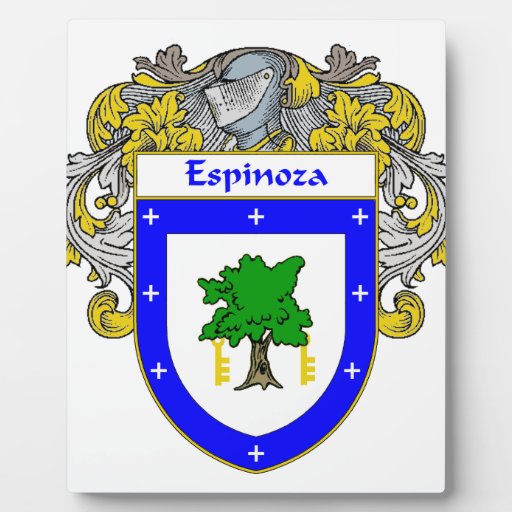 Espinoza Coat of Arms/Family Crest Display Plaque | Zazzle