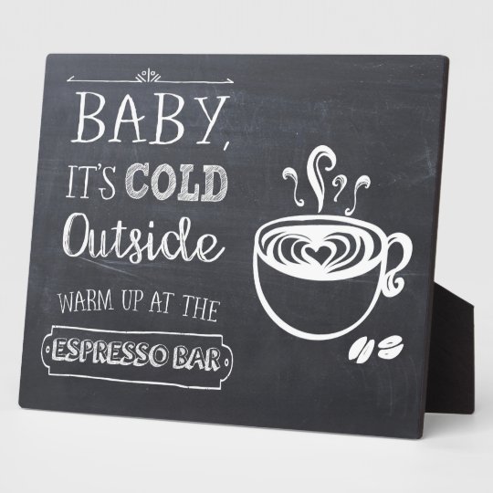 Espresso Coffee Bar Sign Plaque | Zazzle.com