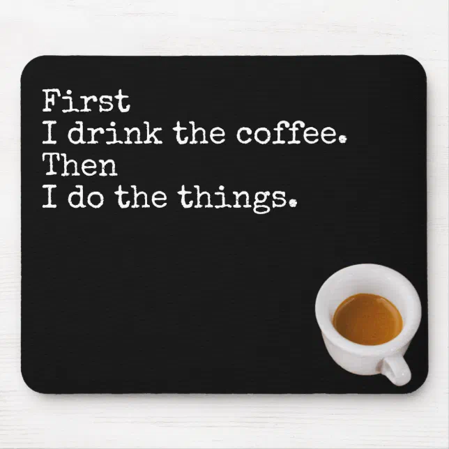 espresso in a cup - mousepad | Zazzle