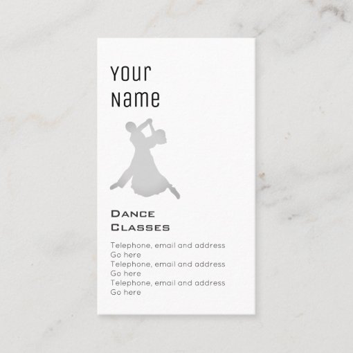 "Essential" Dance Price Cards | Zazzle