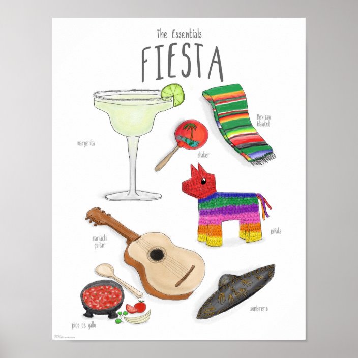 Essentials: A Fiesta Poster | Zazzle.com