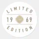 Est. 1969 Limited Edition Classic Round Sticker | Zazzle