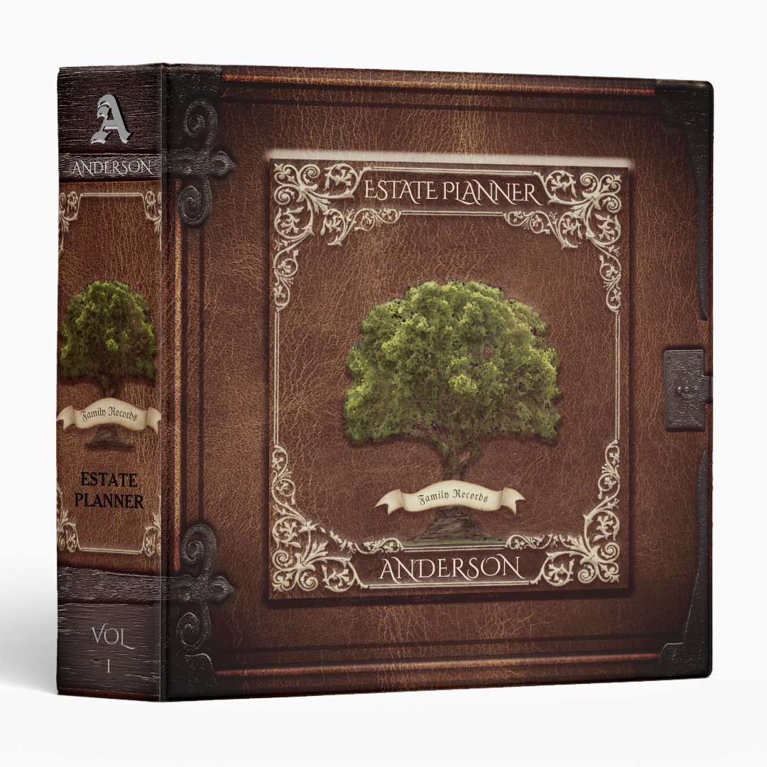 Estate and Trust Planner 3 Ring Binder | Zazzle