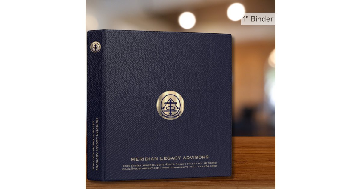 Estate Planning Binder Modern Design | Zazzle