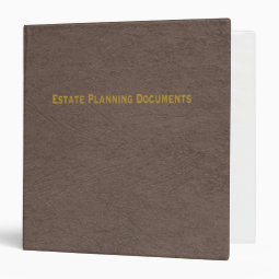 Estate Planning Documents binder | Zazzle