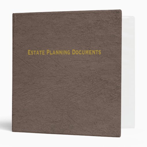 Estate Planning Documents binder | Zazzle