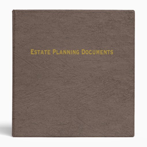 Estate Planning Documents binder | Zazzle