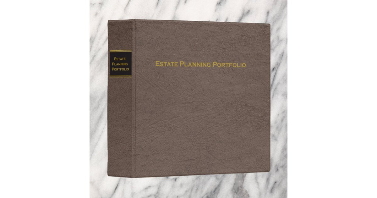 Estate Planning Portfolio binder | Zazzle