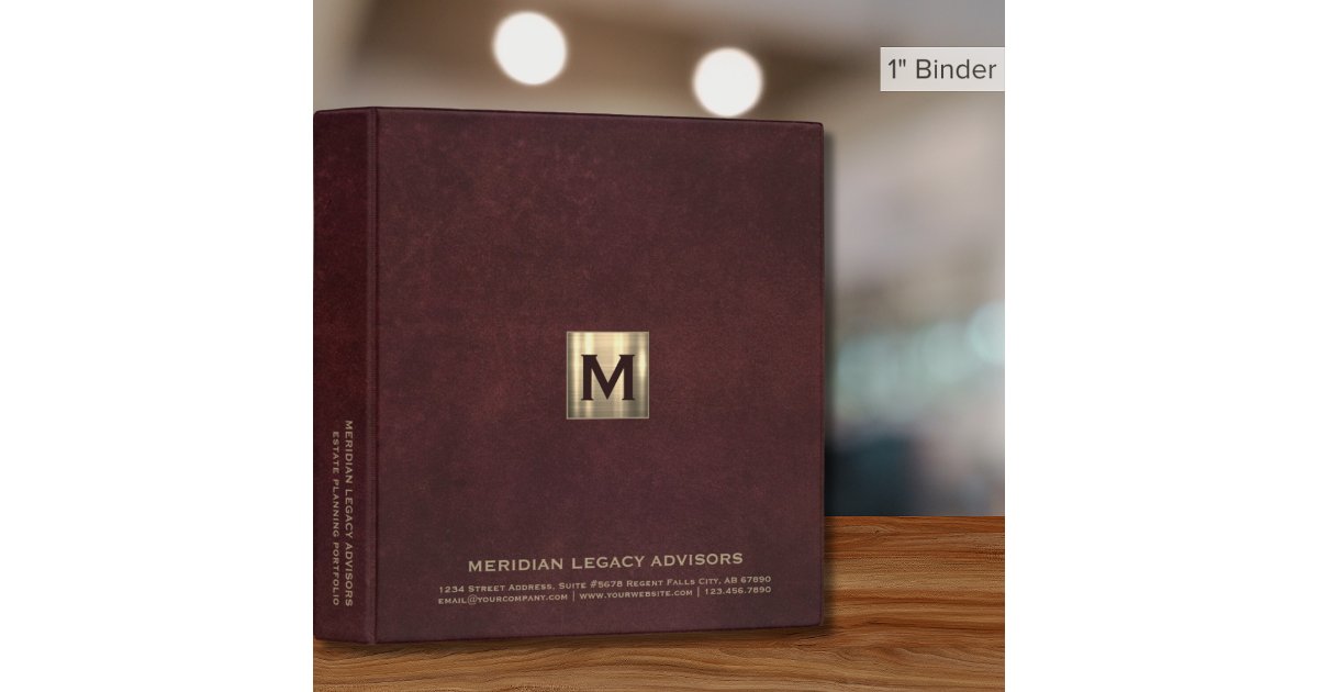 Estate Planning Trust Document Binder | Zazzle