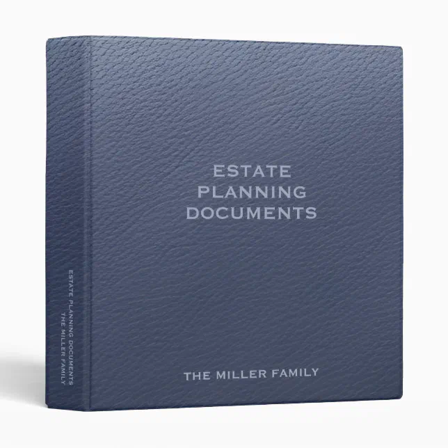 Estate Planning Trust Documents Binder | Zazzle
