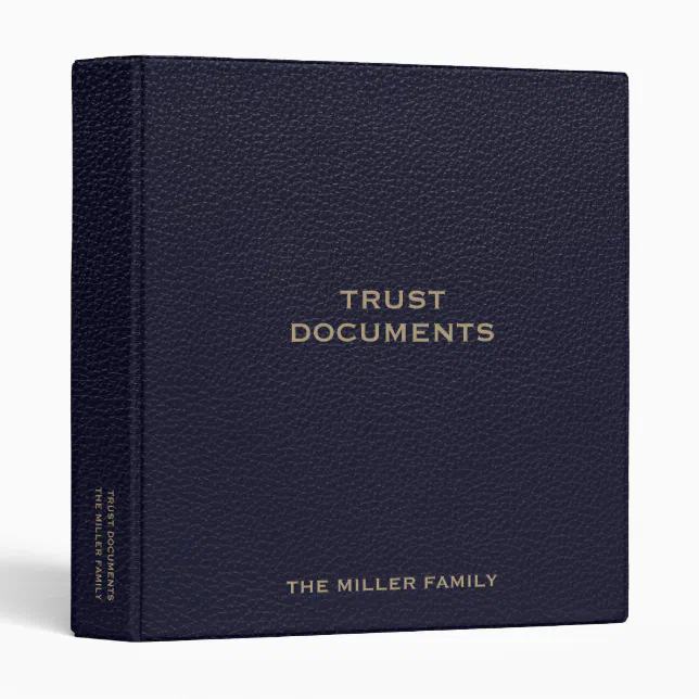 Estate Planning Trust Documents Binder | Zazzle