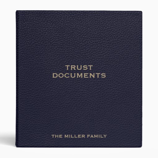 Estate Planning Trust Documents Binder | Zazzle