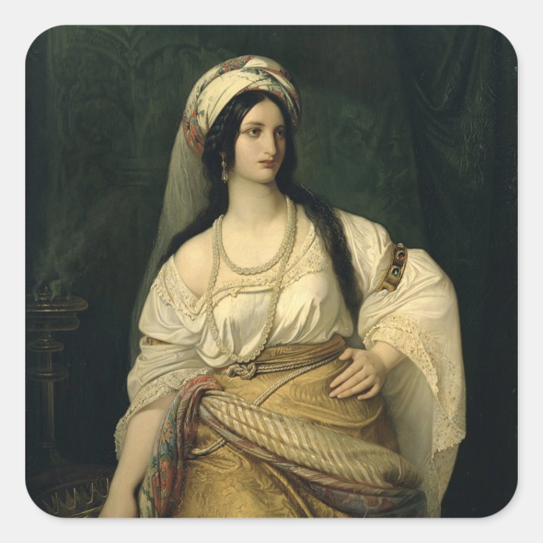 Esther Square Sticker | Zazzle