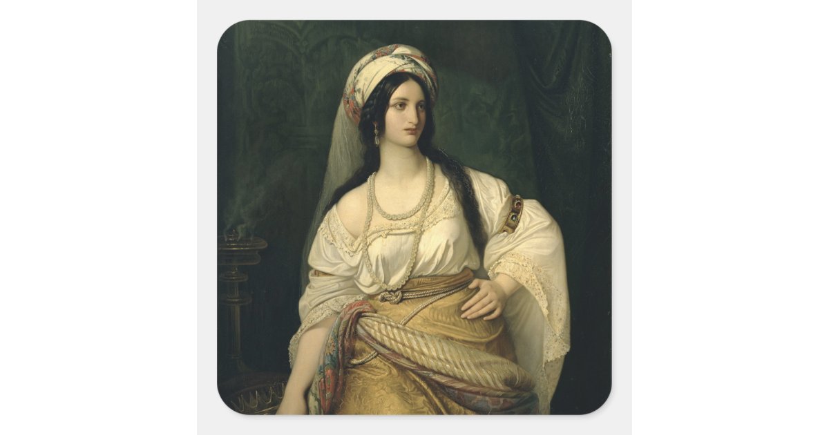 Esther Square Sticker | Zazzle