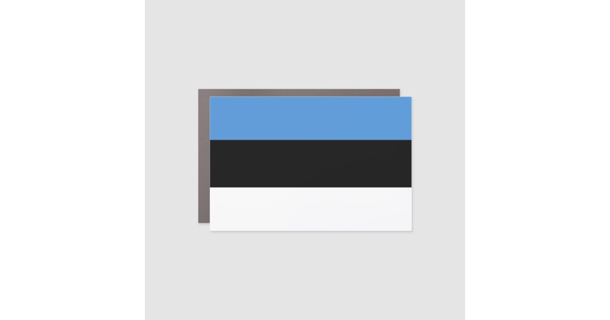 Estonia (Estonian) Flag Car Magnet | Zazzle