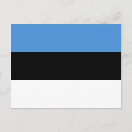 Estonia Flag EE Postcard | Zazzle.com