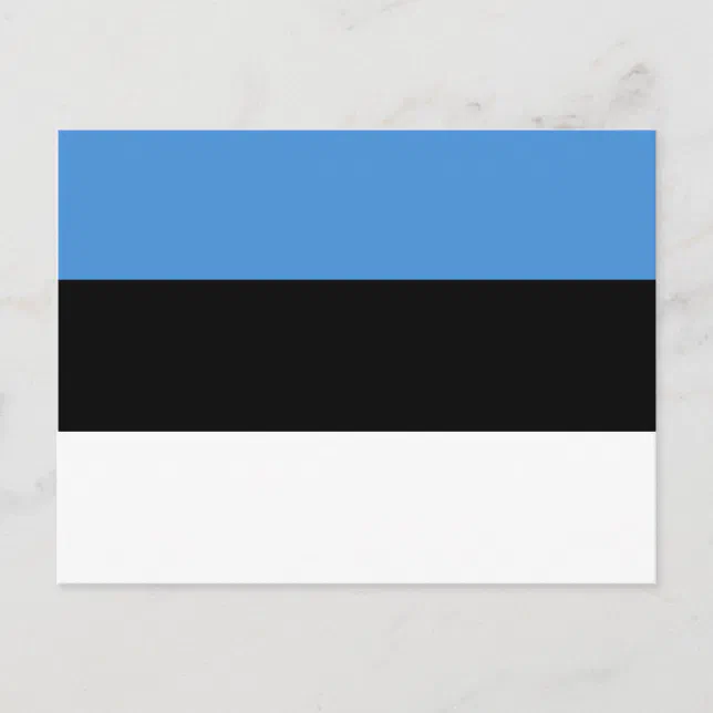 Estonia Flag EE Postcard | Zazzle