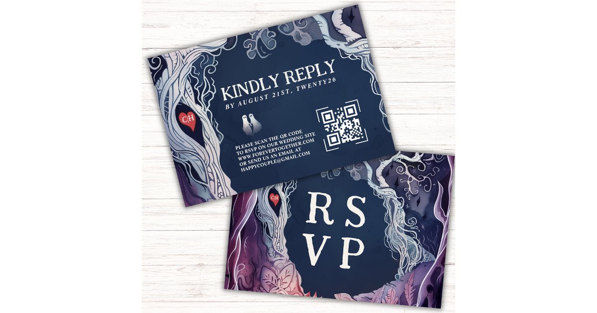 Eternal Soulmates QR code RSVP | Zazzle