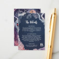Eternal Soulmates Wedding Details Enclosure Card | Zazzle