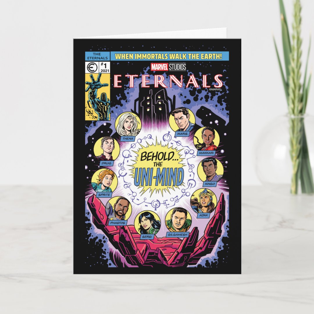 Eternals Classic Comic Book Cover Homage Card | Zazzle