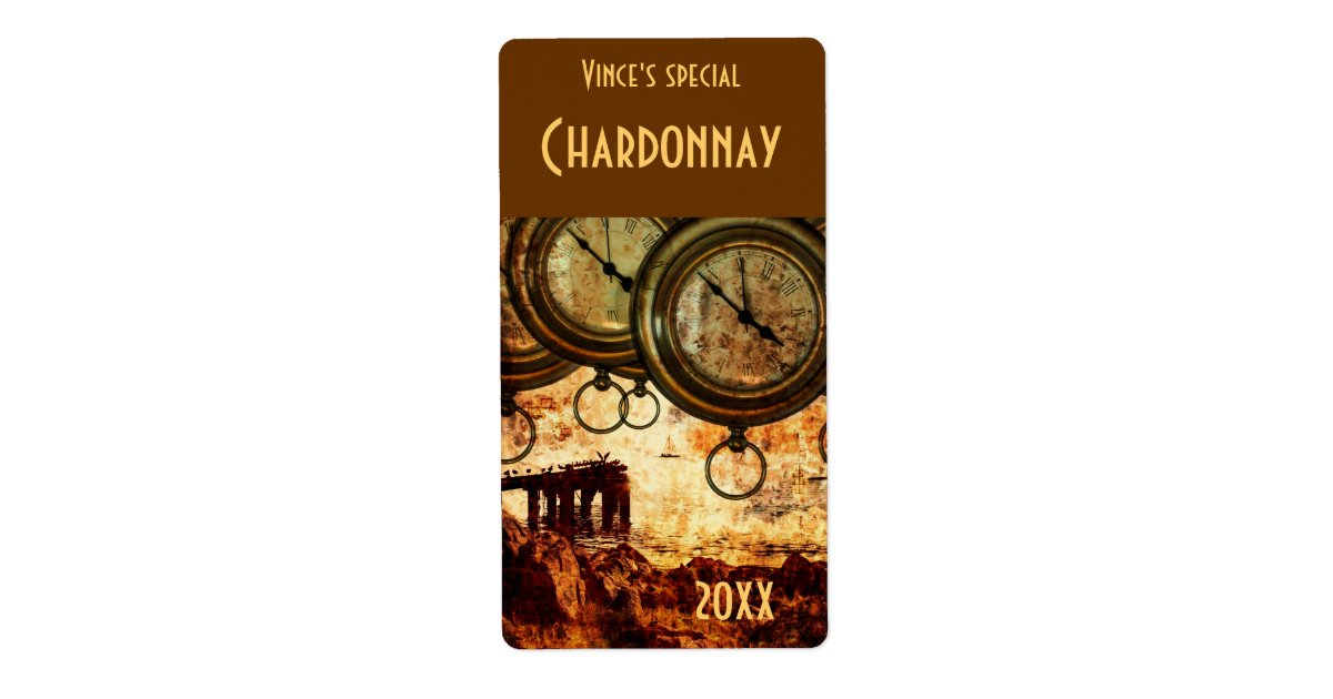 eternity wine bottle label | Zazzle
