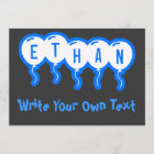 Bar Mitzvah Invitation Ethan Tree Hebrew | Zazzle.com