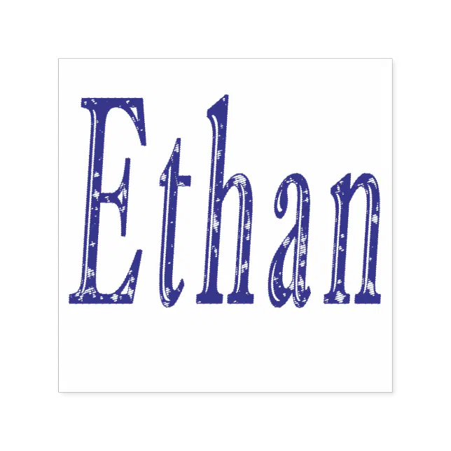 Ethan, Name, Logo, Self-inking Stamp | Zazzle