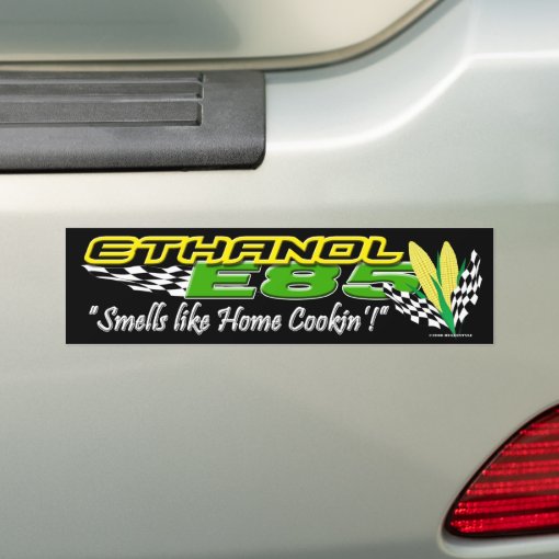 ETHANOL E85 Bumper Sticker | Zazzle