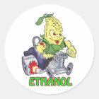 Ethanol A Cleaner Form Of Energy (Molecule) Square Sticker | Zazzle.com