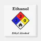 Ethanol MSDS Warning Symbol Magnet | Zazzle