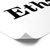 Ethanol MSDS Warning Symbol Poster | Zazzle