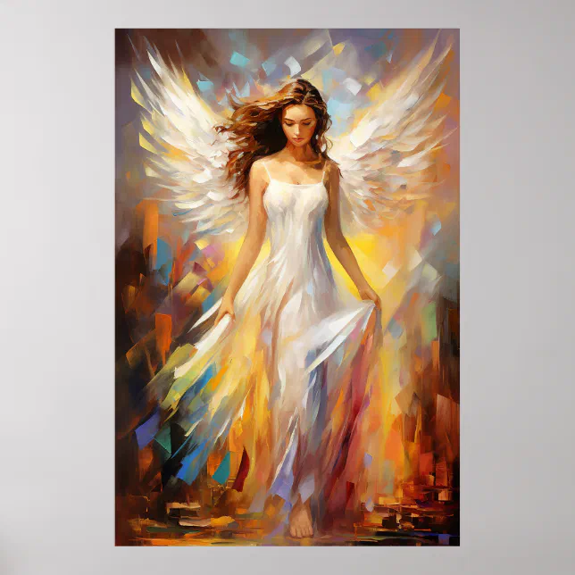 Ethereal Angel Art Poster | Zazzle