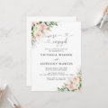 Ethereal Blush Pink Engagement Party Invitation | Zazzle