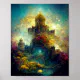 Ethereal Castle 2 Fantasy Art Poster | Zazzle